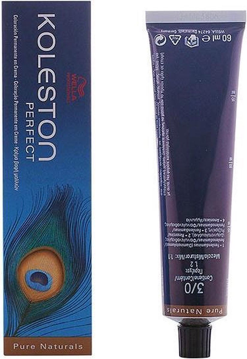 Wella KP PURE NATURALS 3/0 haarkleuring 60 ml | bol.com
