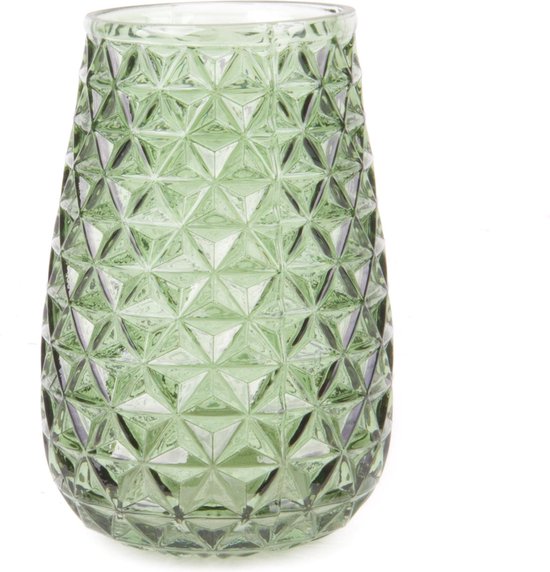 Pt Vaas Diamond cut large - Green | bol.com