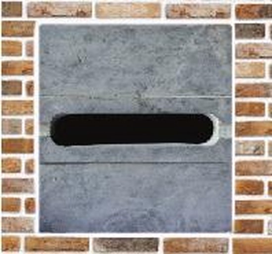 Blauwsteen gleuf voor in muur en/of zuil te metsellen Model 21 | bol.com