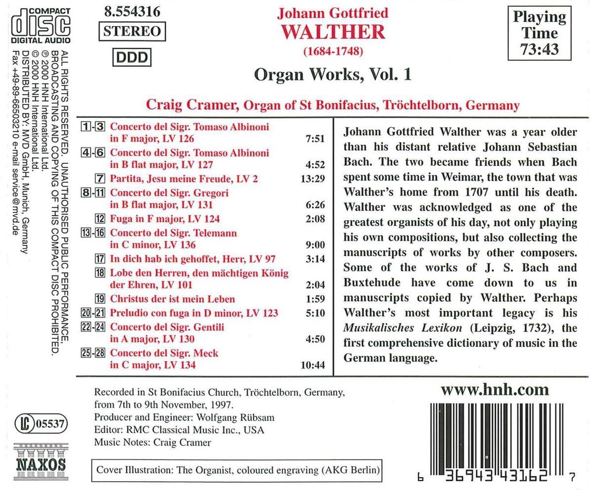 Craig Cramer - Organ Works 1 (CD), Craig Cramer | Muziek | bol