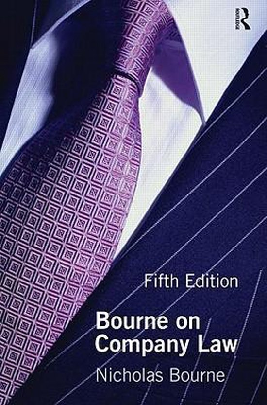 Bourne On Company Law | 9780415563505 | Nicholas Bourne | Boeken | bol.com