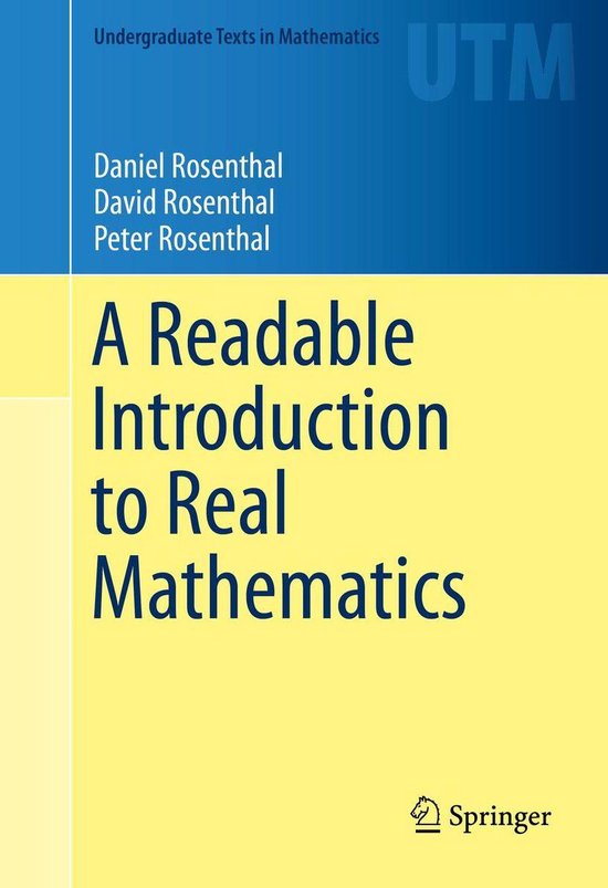 Undergraduate Texts in Mathematics - A Readable Introduction to Real ...
