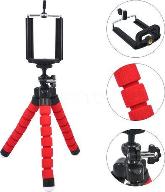 Statief Smartphone - Tripod voor Smartphone en Telefoon - 25 cm ...
