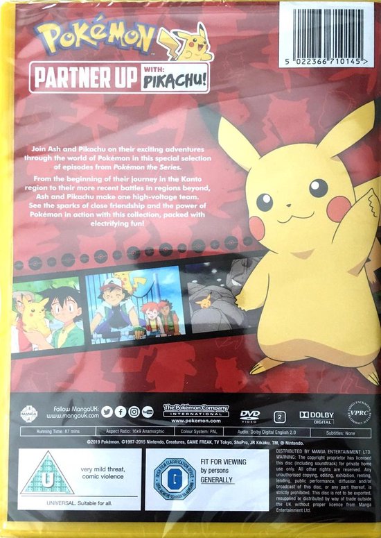 Pokemon - Partner up with Pikachu! [DVD] (Dvd) | Dvd's | bol.com