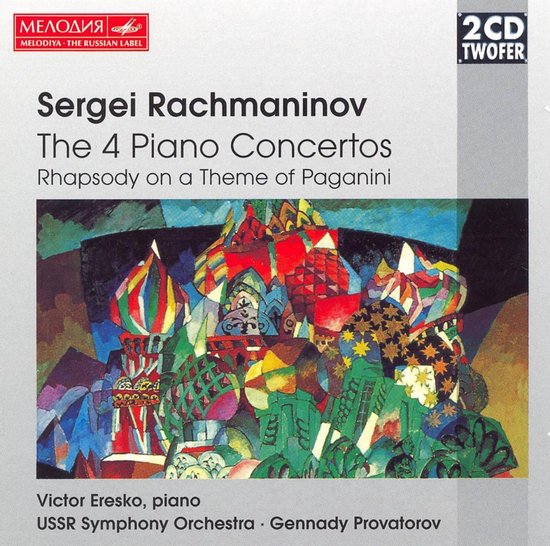 Rachmaninov: The 4 Piano Concertos, Victor Eresko | CD (album) | Muziek | bol.com