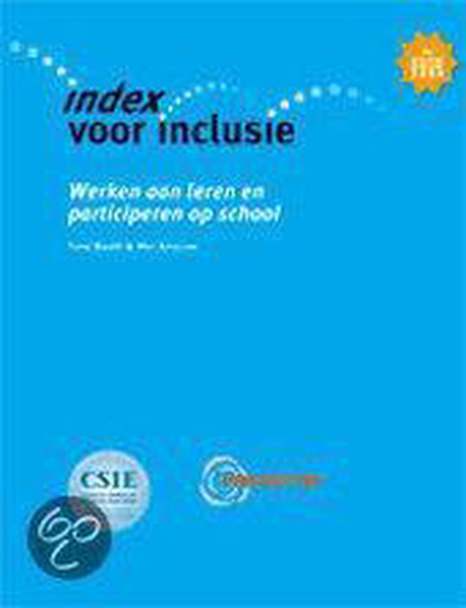 Index voor inclusie | 9789044124637 | Tony Booth | Boeken | bol