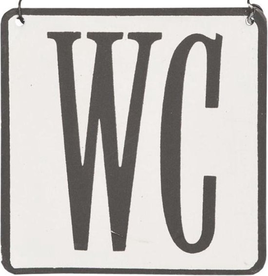 BMPdesign tekstbord: WC | bol