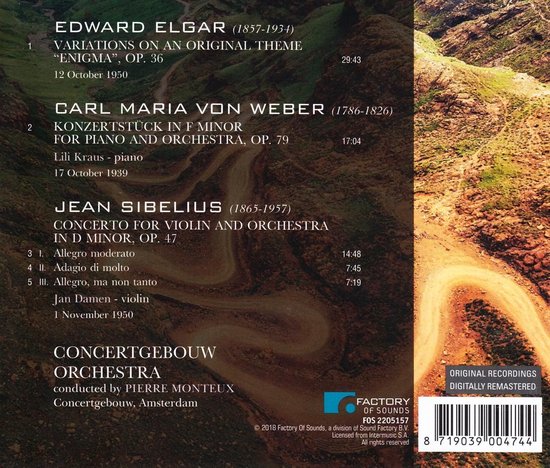 Enigma Variations/violin Concerto, Weber | CD (album) | Muziek | bol.com