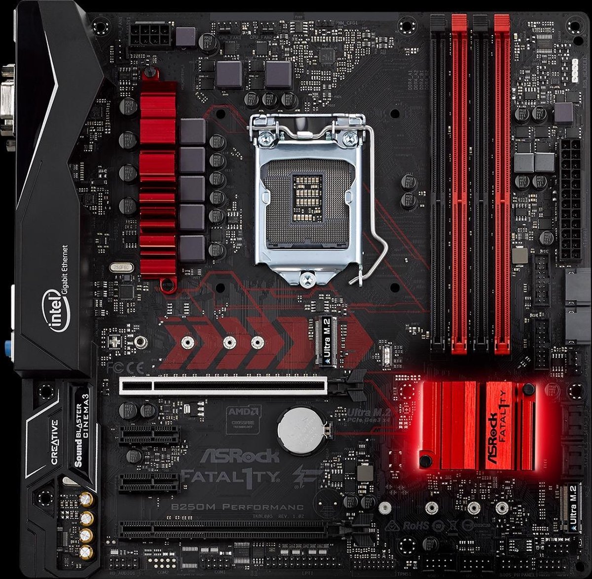 Asrock Fatal1ty B250M Performance Intel® B250 LGA 1151 (Emplacement H4 ...