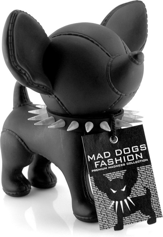 Fashion spaarpot mad dog hond mode punk chihuahua | bol.com