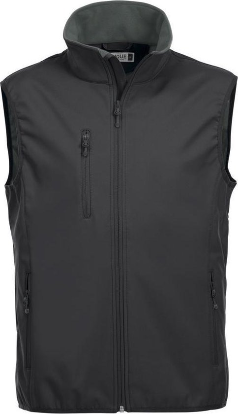 Clique Basic Softshell Vest 020911 - Zwart - XS | bol