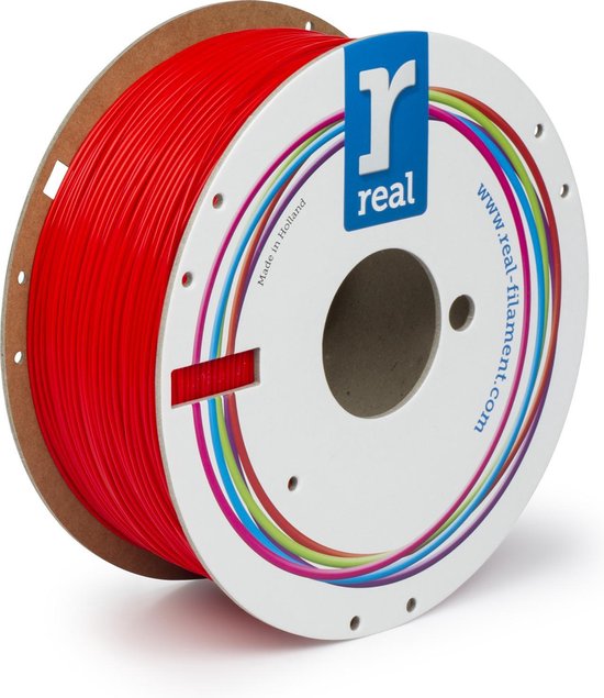 3D printer filament - REAL filament - PLA - rood/red - 1.75 mm - 1 kg ...