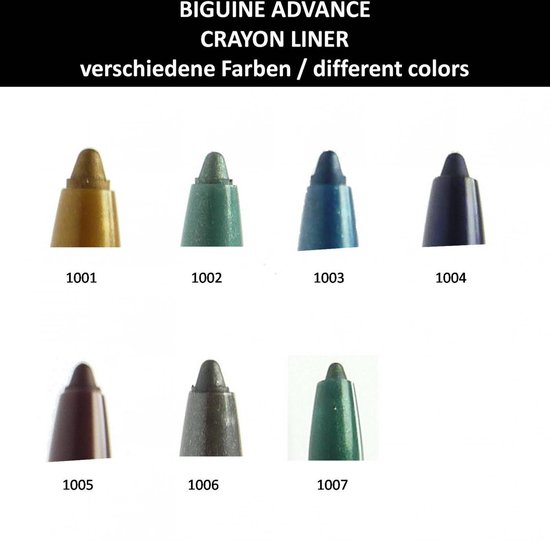 BIGUINE ADVANCE oogschaduwpotlood CRAYON LINER VITALITE LONGUE TENUE 0 ...