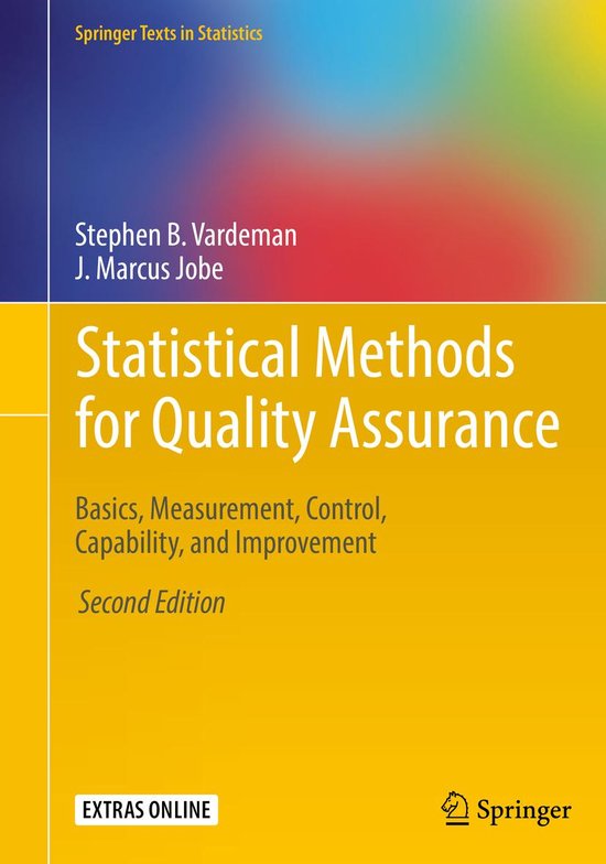 Springer Texts In Statistics Statistical Methods For Quality