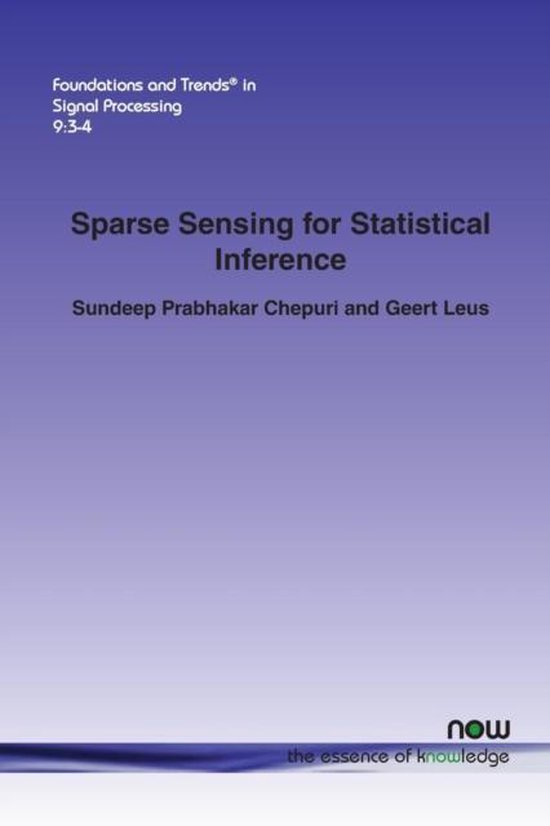 Foundations And Trends® In Signal Processing Sparse Sensing For Statistical Inference Bol