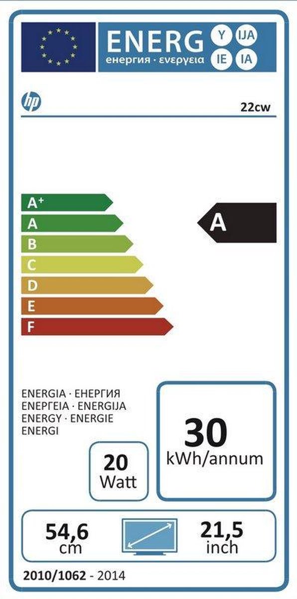 HP 22cw - Full HD IPS Monitor | bol.com