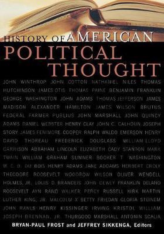 History of American Political Thought | 9780739106242 | Bryan-Paul ...