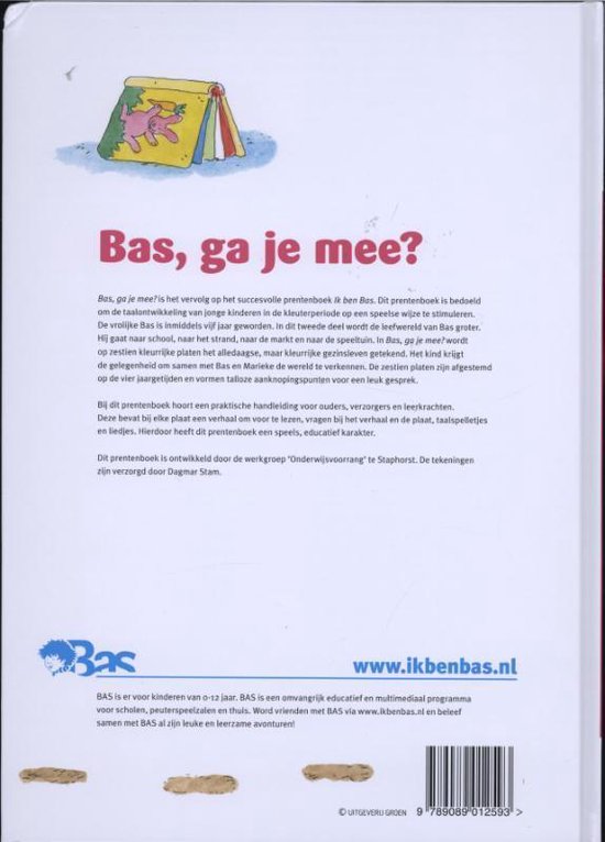 Bas, ga je mee?, Ovg-Werkgroep | 9789089012593 | Boeken | bol
