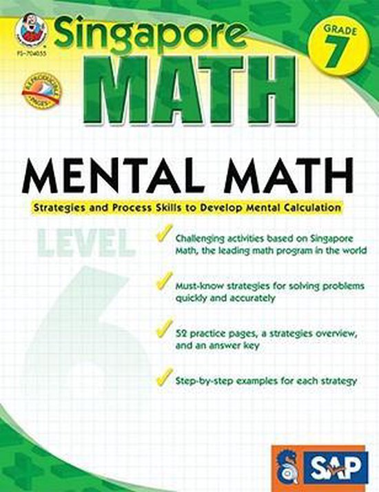 Mental Math Grade 7, Level 6 | 9781936024131 | Fs704055 | Boeken | bol.com