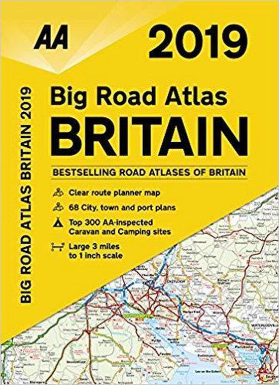 AA Big Road Atlas Britain 2019, AA Publishing | 9780749579500 | Boeken ...