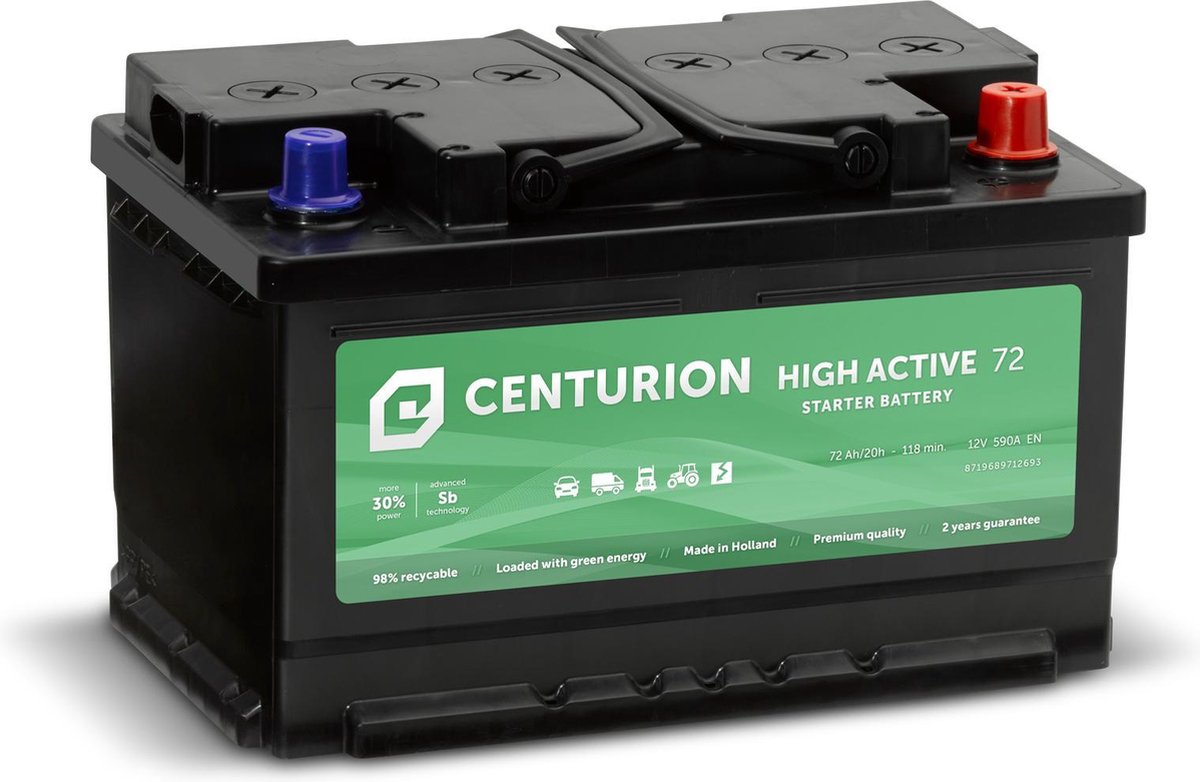 Centurion High Active accu 72Ah 12V | Auto | bol.com