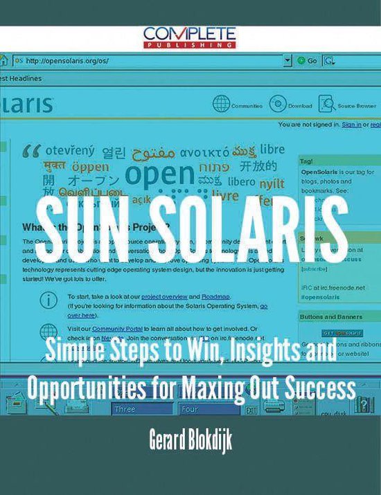 Sun Solaris - Simple Steps to Win, Insights and Opportunities for ...