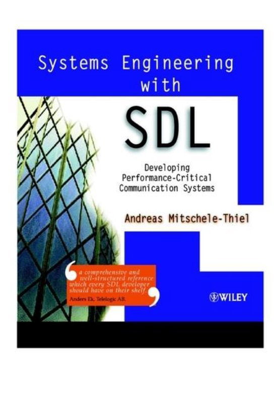 Systems Engineering With Sdl | 9780471498759 | A Mitschele-Thiel | Boeken | bol.com