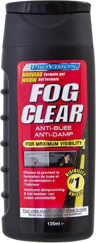 Pro Vision Fog Clear Anti Fog Gel - 135ml | bol