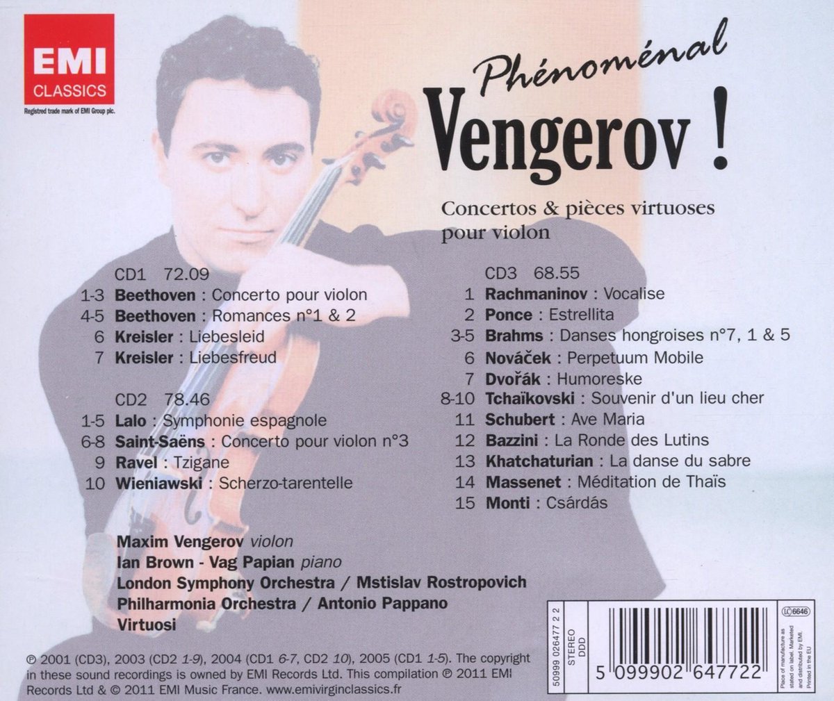 Phenomenal Vengerov, Maxim Vengerov | Muziek | bol