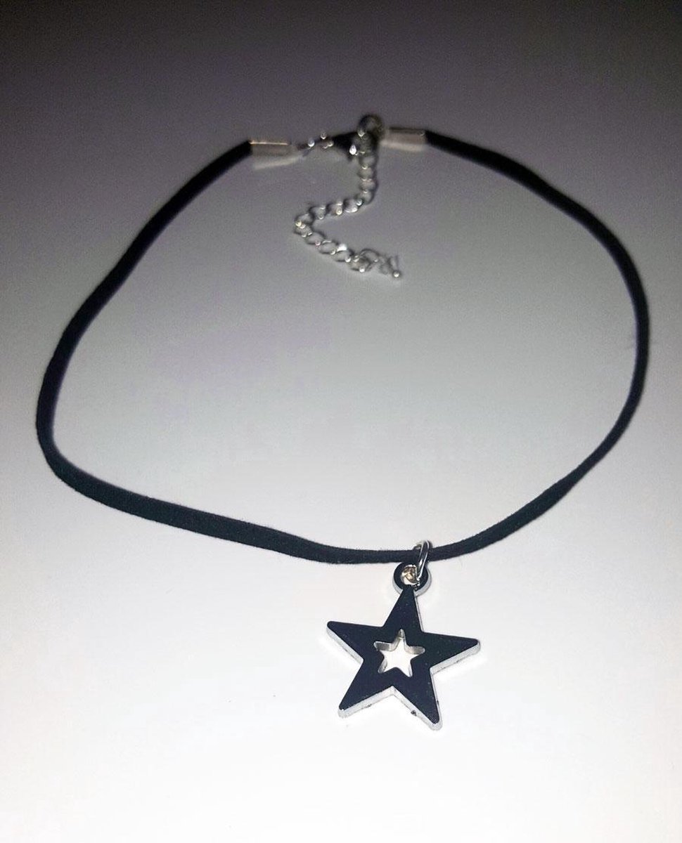 Star Choker, Ketting met ster hanger,juweel cadeau, ster ketting | bol.com