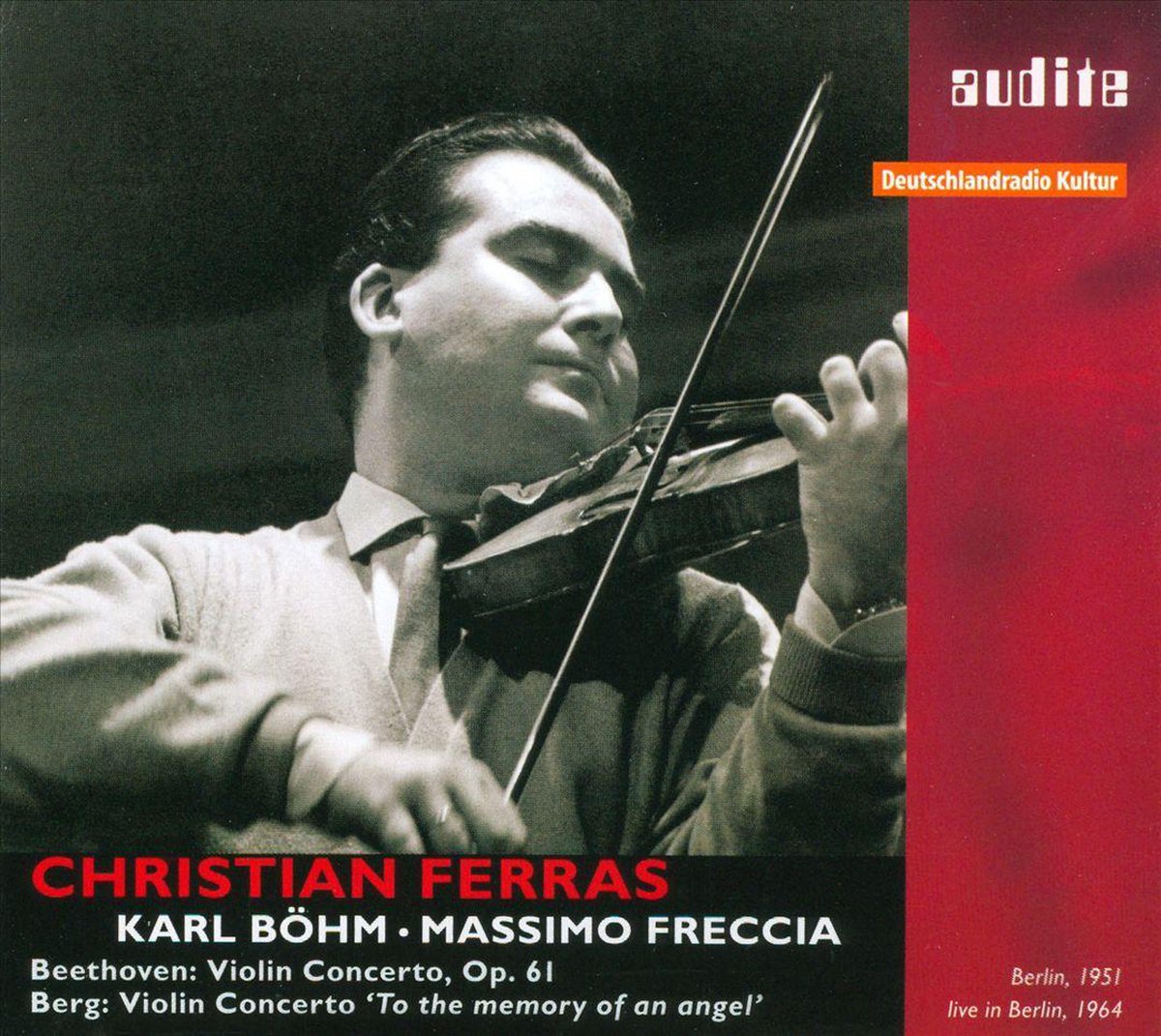 Christian Ferras Plays Beethoven And Berg Violin C, Berlin Philharmonic ...