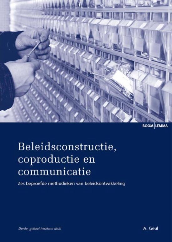 Studieboeken bestuur en beleid - Beleidsconstructie, coproductie en ...