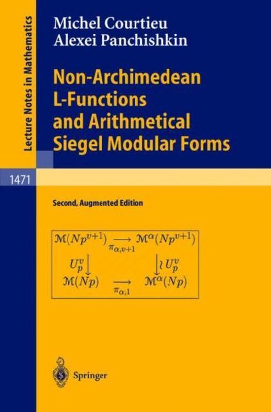 Non-Archimedean L-Functions and Arithmetical Siegel Modular Forms | 9783540407294 |... | bol.com