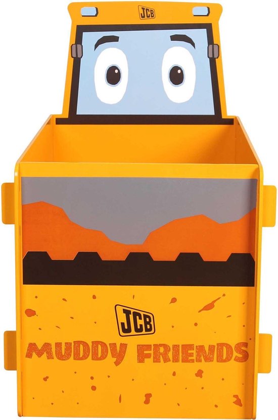 JCB Muddy Friends Speelgoedkist Graafmachine | bol.com