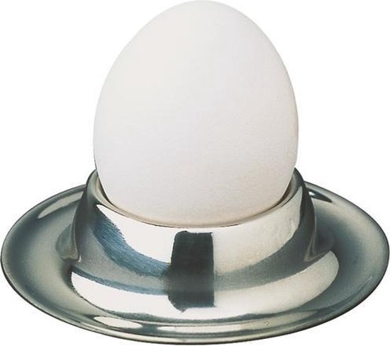 Eierdop RVS - ø8 -5cm - Set van 4 stuks | bol