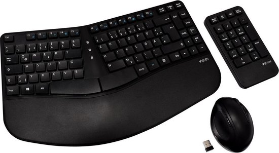 V7 CKW400DE toetsenbord RF Draadloos QWERTZ Duits Zwart | bol.com