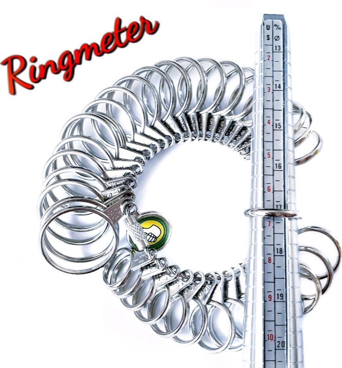 Now4you Ringmeter - Ringmaat / Ring / Vinger Meter / Opmeter | bol.com