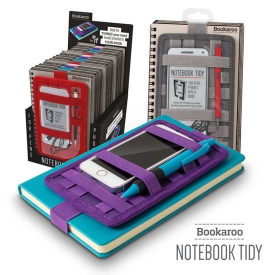 Bookaroo Notebook Tidy - Purple | 5035393409043 | Boeken | bol.com