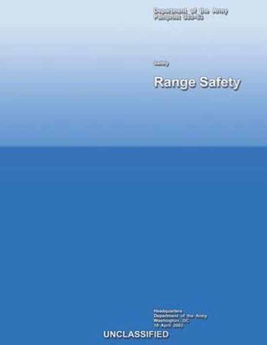 Range Safety, Department Of The Army | 9781484960950 | Boeken | bol.com