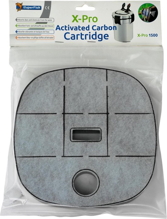 Superfish X Pro Aquarium Buitenfilter 400 Carbon Cartridge ...