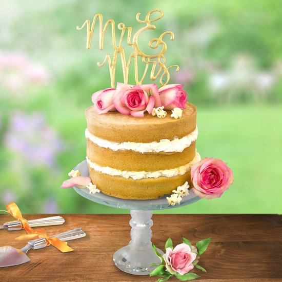 PME Cake Topper Cutter Mr & Mrs - Script | bol
