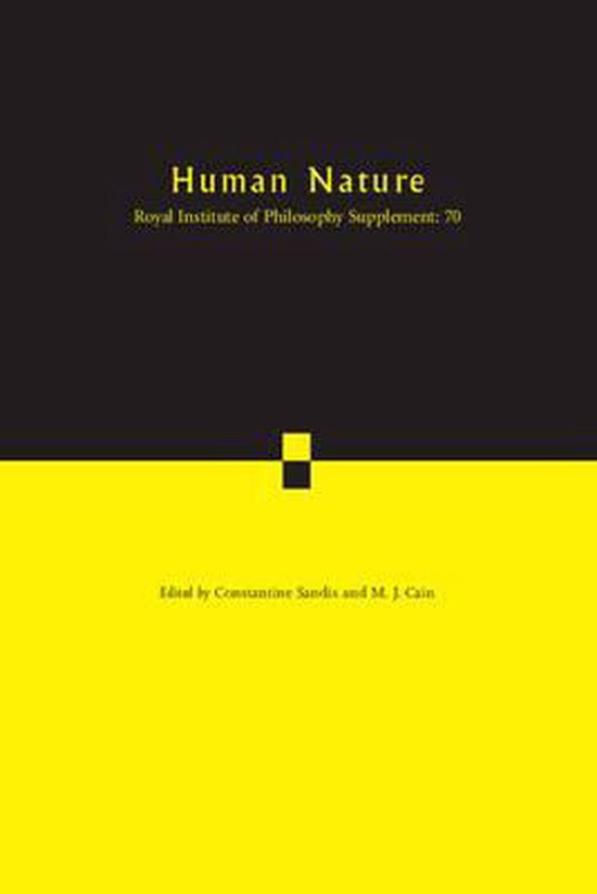 Human Nature: Volume 70 | 9781107651975 | Constantine Sandis | Boeken ...
