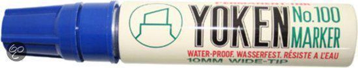 Yoken No. 100 Marker - Permanent marker - Extra dik - Rood | bol.com