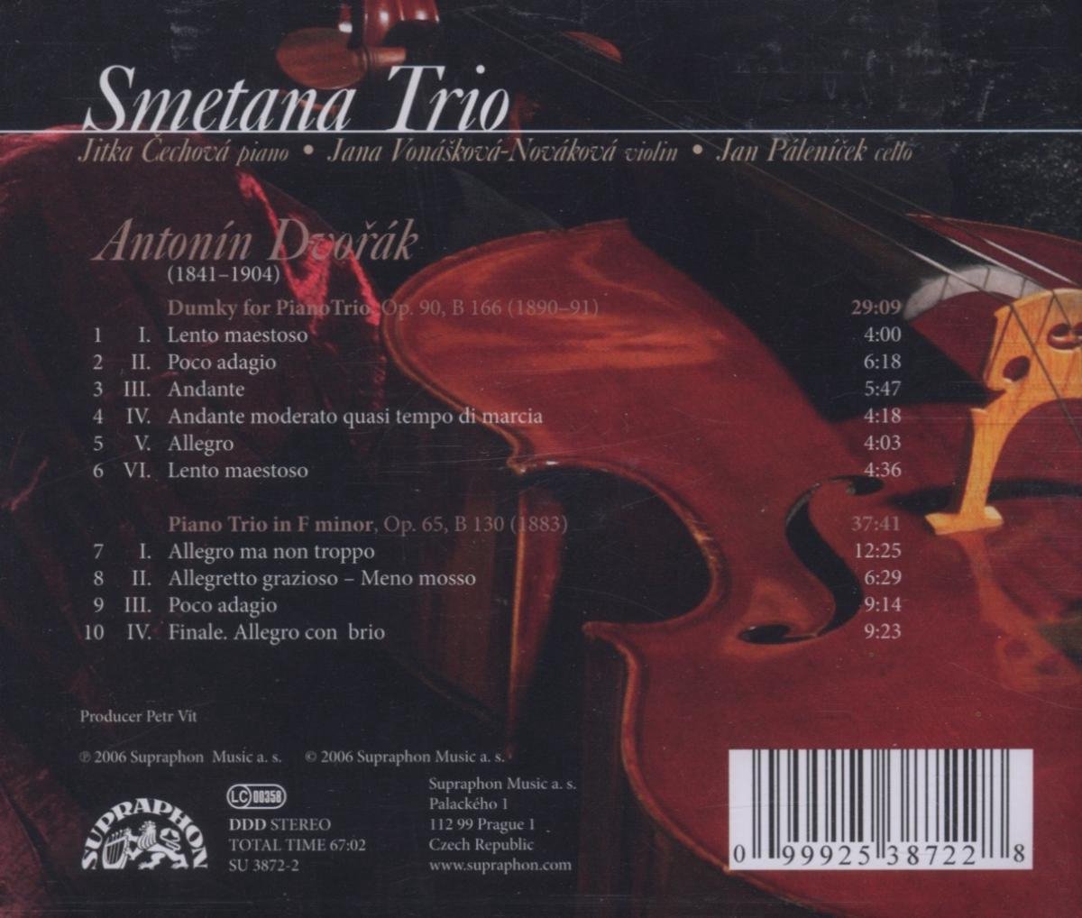 Dvorak Piano Trios, Smetana Trio | CD (album) | Muziek | bol.com