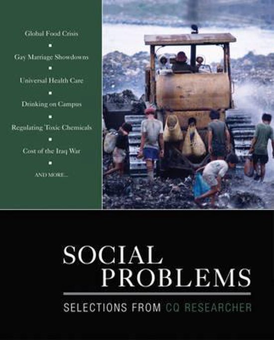Social Problems | 9781412978620 | Cq Researcher | Boeken | bol