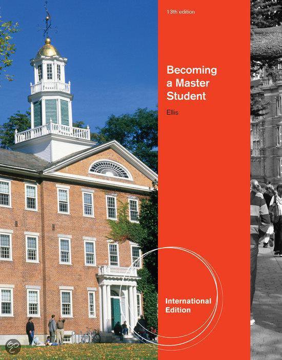 Becoming a Master Student, International Edition | 9781439086193 ...