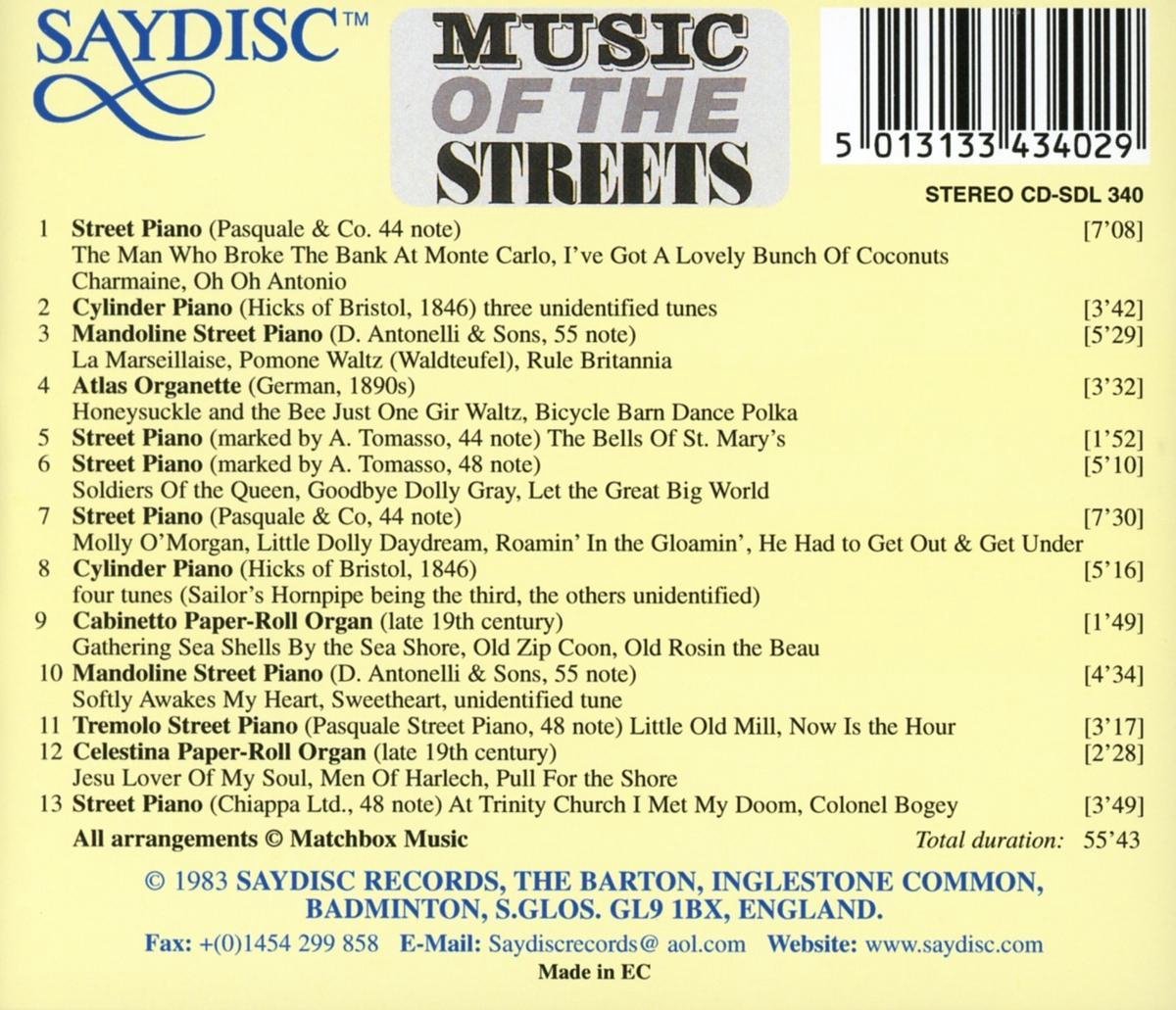 Various Artists - Music Of The Streets (CD), various artists | Muziek ...