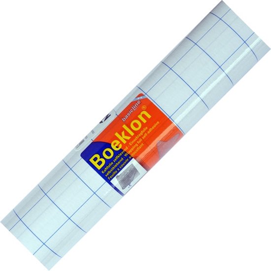 Boeklon Kaftfolie | Boekfolie 50cmx25m 50mµ zelfklevend mat transparant ...