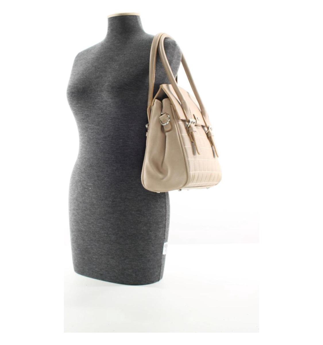 Boo - 3 vakken - Afneembare riem - Handig formaat - Handtas - Beige ...