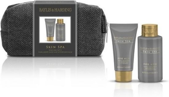 Baylis & Harding - Skin Spa for Men Amber & Sandelwood Small Wash Bag ...